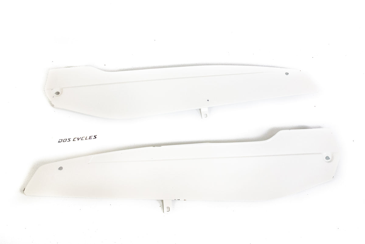 Motobecane 40t Side Covers - White – Dos Cycles