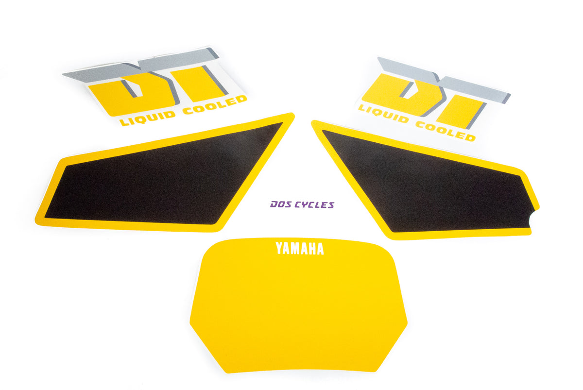 Yamaha DT50LC Graphics Kit - Yellow – Dos Cycles